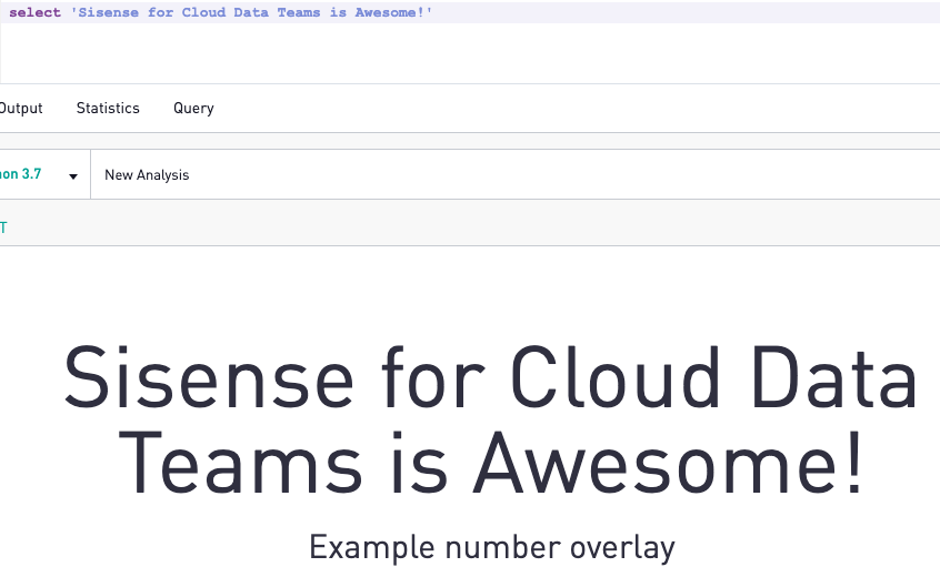 Graph-like Charts - Special Settings | Sisense for Cloud Data Teams